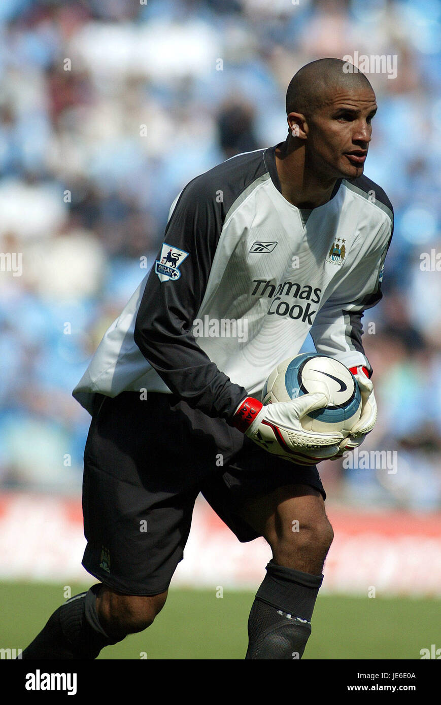 DAVID JAMES MANCHESTER CITY FC CITY OF MANCHESTER STADIUM MANCHESTER ...