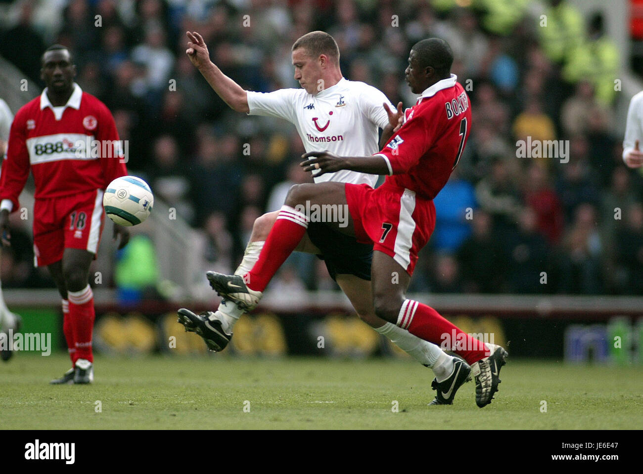 SEAN DAVIS & GEORGE BOATENG MIDDLESBROUGH V TOTTENHAM RIVERSIDE STADIUM ...