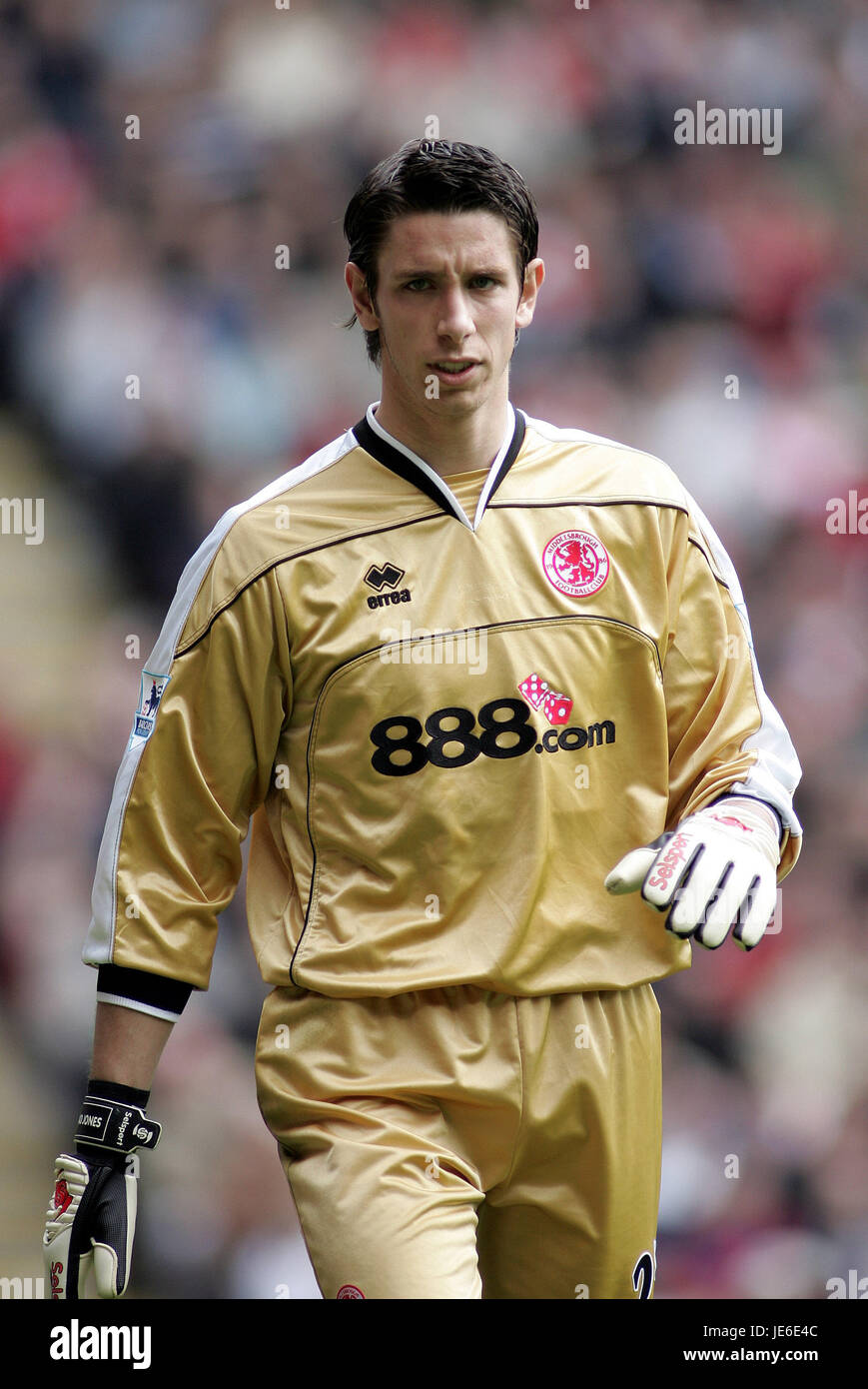 BRAD JONES MIDDLESBROUGH FC ANFIELD LIVERPOOL ENGLAND 30 April 2005 ...