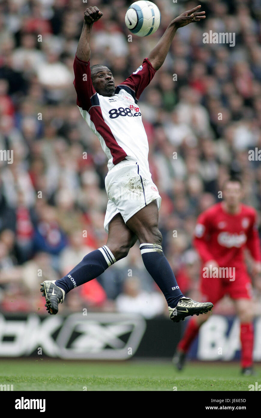 GEORGE BOATENG MIDDLESBROUGH FC ANFIELD LIVERPOOL ENGLAND 30 April 2005 ...