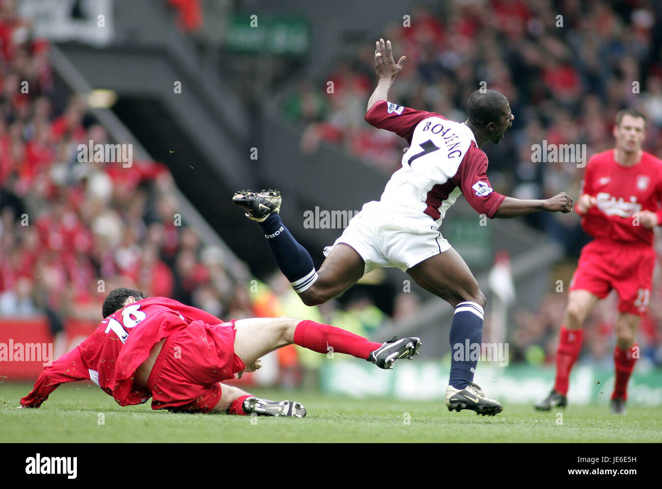 ANTONIO NUNEZ & GEORGE BOATENG LIVERPOOL V MIDDLESBROUGH ANFIELD ...