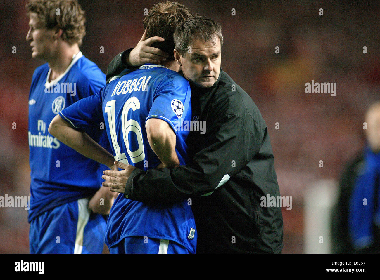 ARJEN ROBBEN & STEVE CLARK LIVERPOOL V CHELSEA ANFIELD LIVERPOOL ...