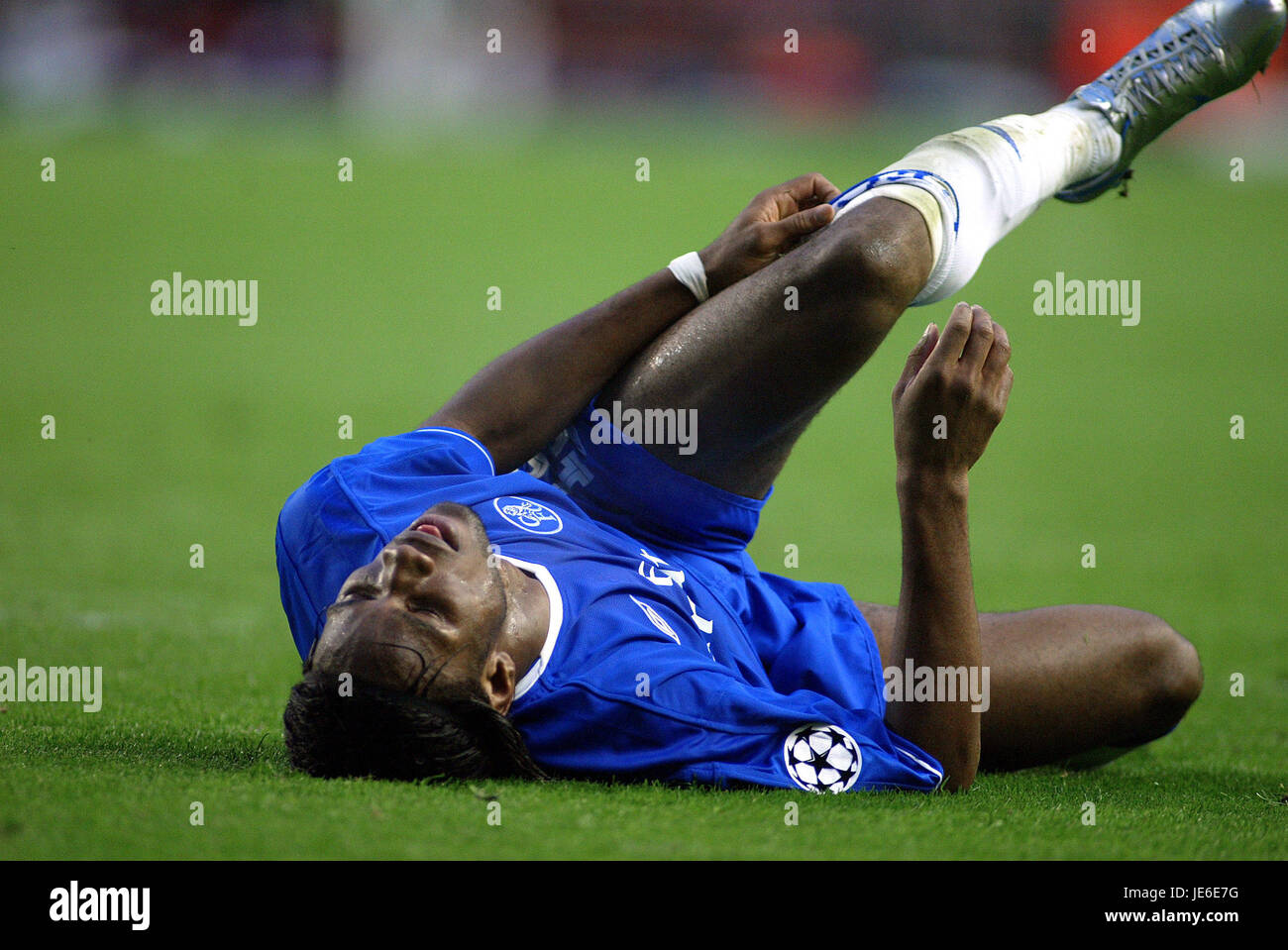 DIDIER DROGBA LIVERPOOL V CHELSEA ANFIELD LIVERPOOL ENGLAND 03 May 2005 ...
