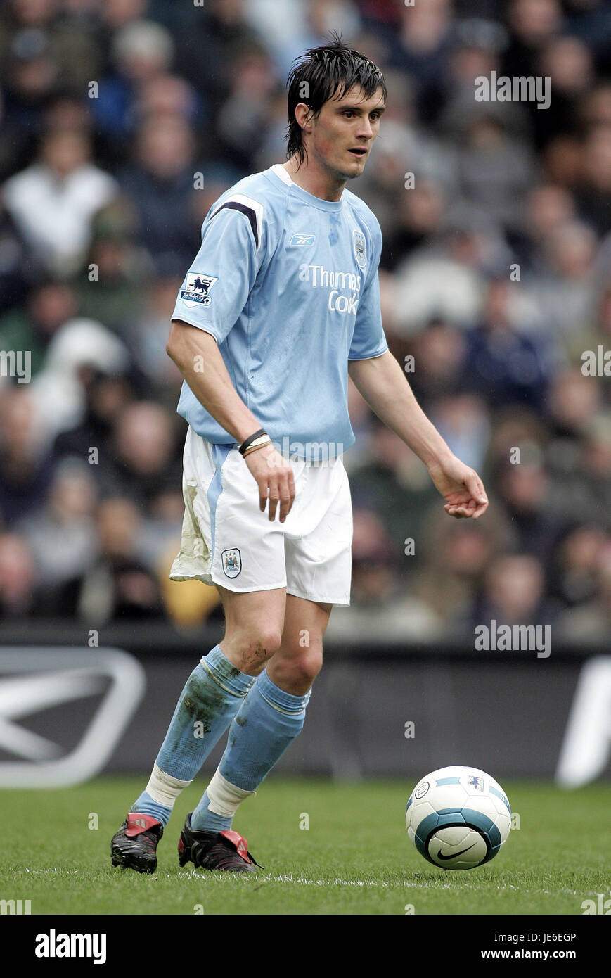 STEPHEN JORDAN MANCHESTER CITY FC SPORTS CITY MANCHESTER ENGLAND 09 ...