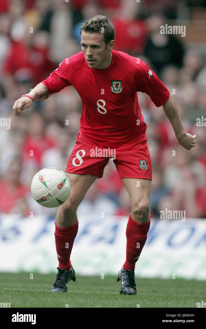 CRAIG BELLAMY WALES & NEWCASTLE UNITED FC MILLENNIUM STADIUM CARDIFF ...
