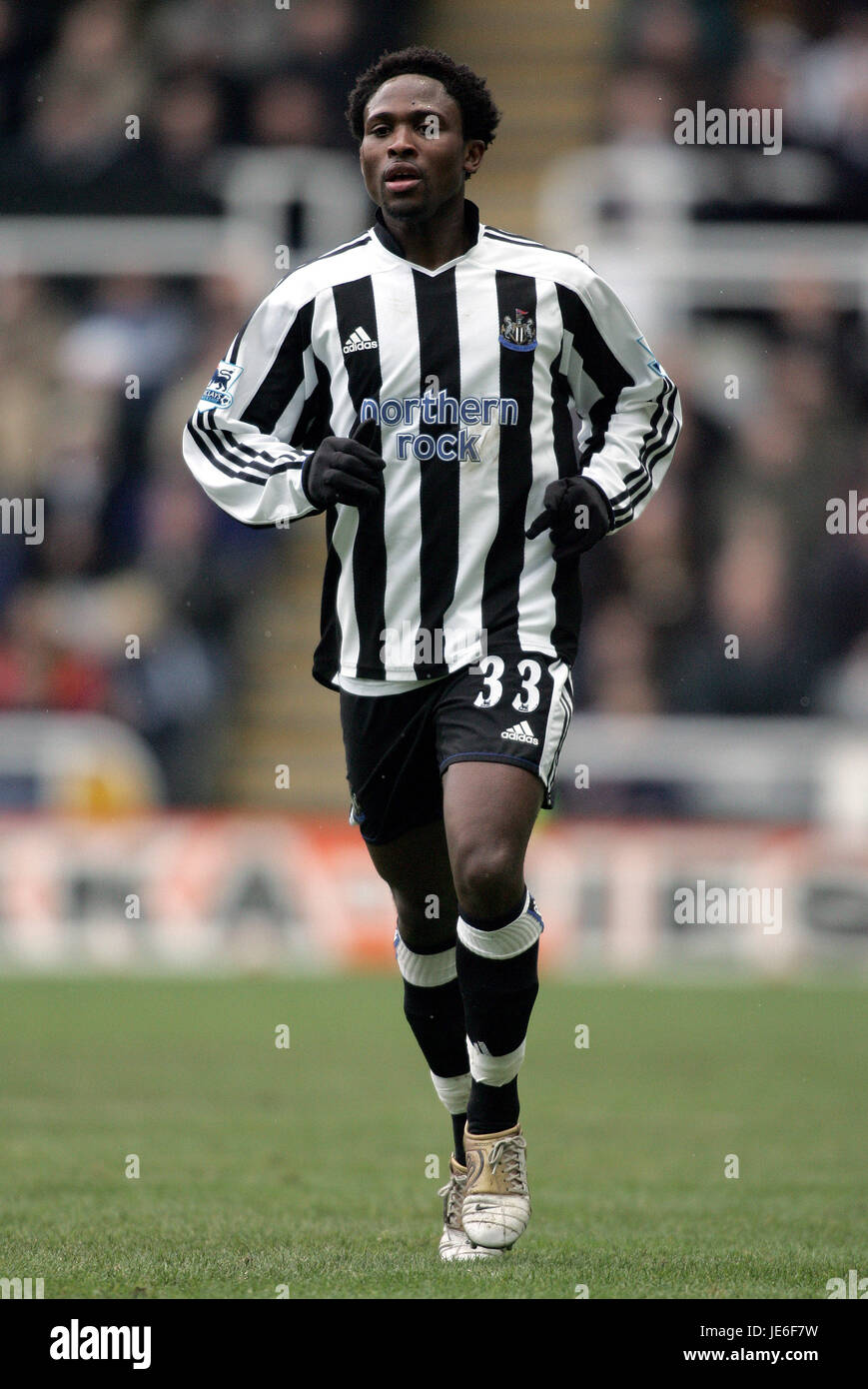 CELESTINE BABAYARO NEWCASTLE UNITED FC ST JAMES PARK NEWCASTLE ENGLAND ...