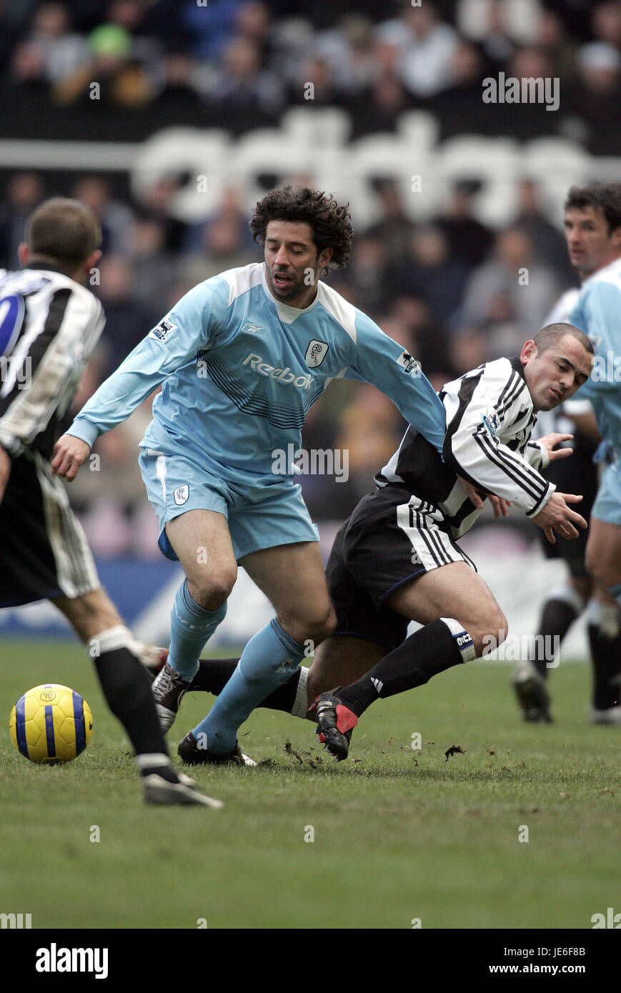 IVAN CAMPO & STEPHEN CARR NEWCASTLE UNITED V BOLTON ST JAMES PARK ...