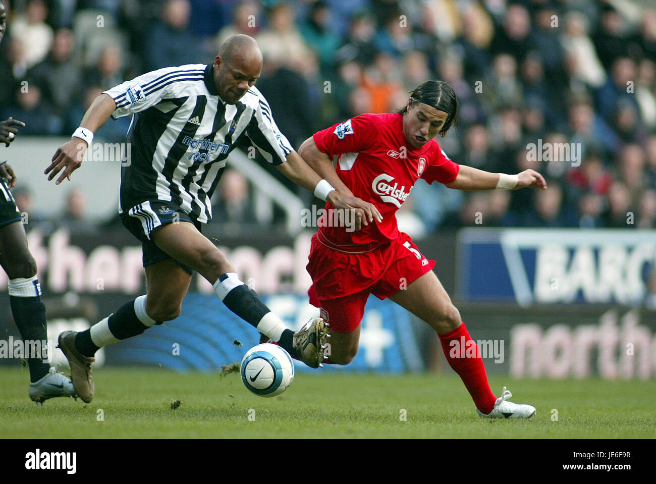 J BOUMSONG & MILAN BAROS NEWCASTLE V LIVERPOOL ST JAMES PARK NEWCASTLE ...