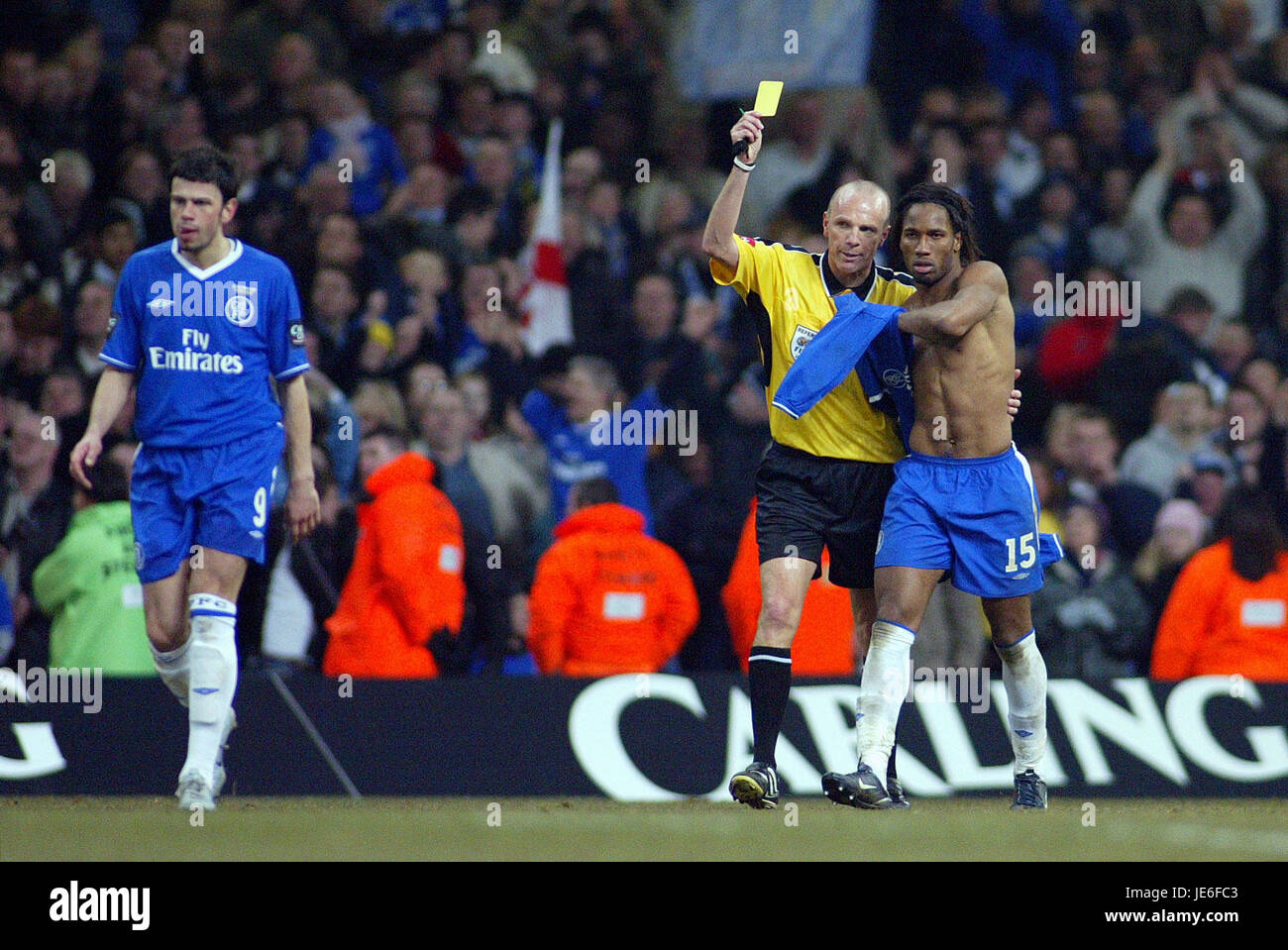STEVE BENNETT & DIDIER DROGBA CHELSEA V LIVERPOOL MILLENNIUM STADIUM ...