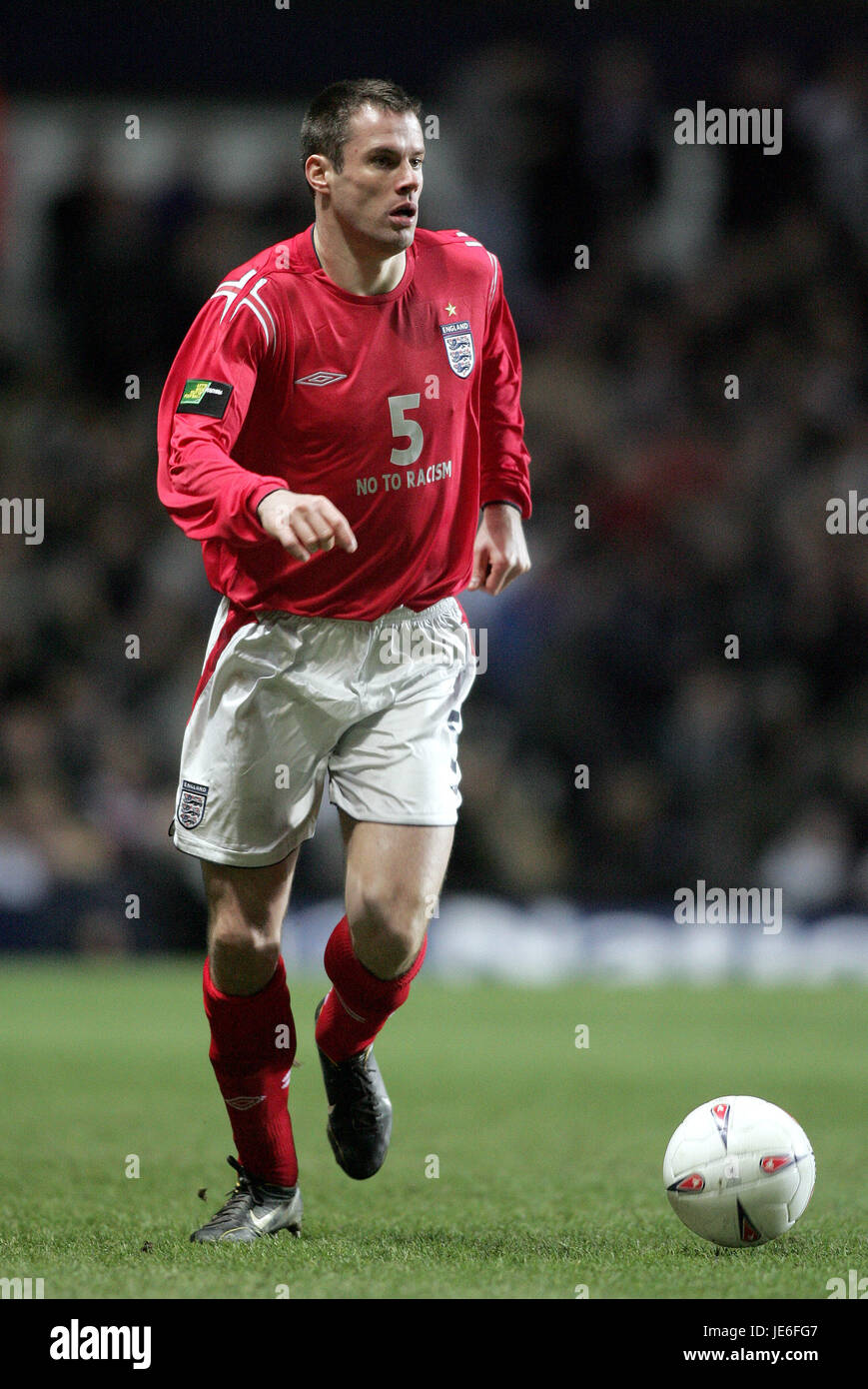 JAMIE CARRAGHER ENGLAND & LIVERPOOL FC VILLA PARK BIRMINGHAM ENGLAND 09 ...