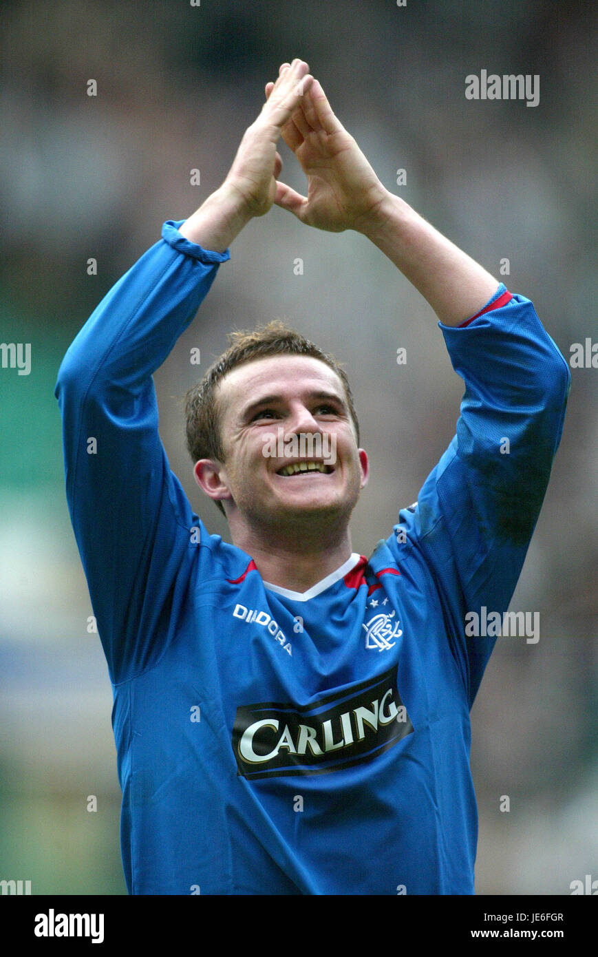 BARRY FERGUSON GLASGOW RANGERS FC CELTIC PARK GLASGOW SCOTLAND 20 ...