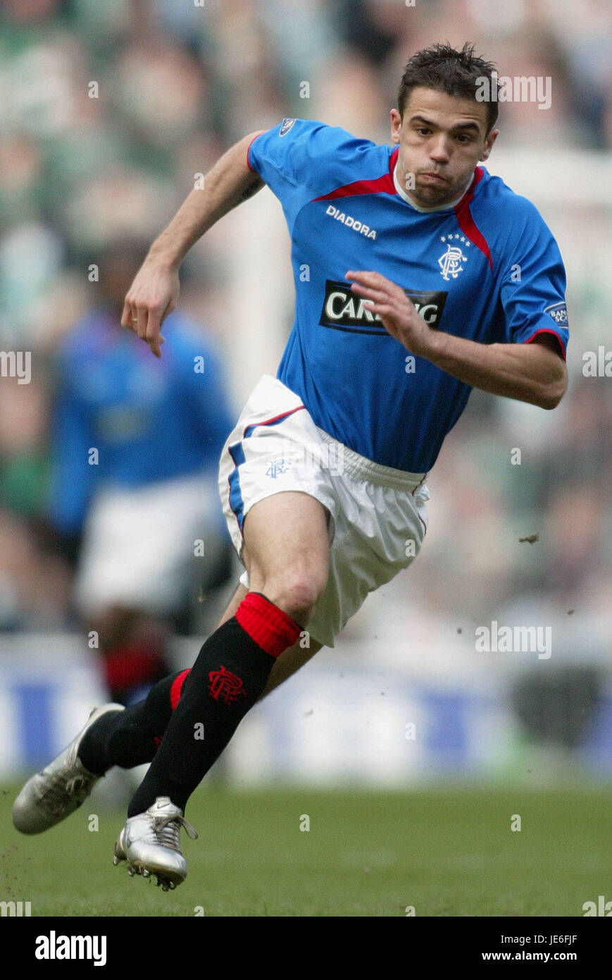 NACHO NOVO GLASGOW RANGERS FC CELTIC PARK GLASGOW SCOTLAND 20 February ...
