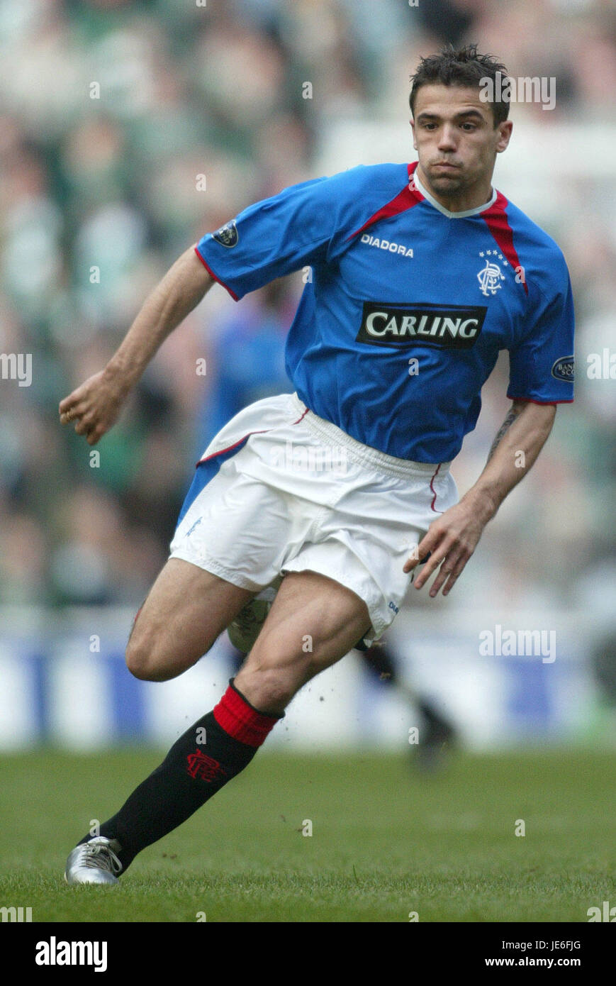 NACHO NOVO GLASGOW RANGERS FC CELTIC PARK GLASGOW SCOTLAND 20 February ...