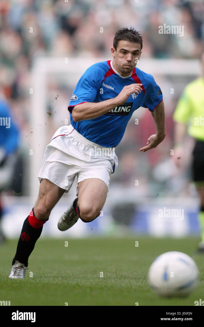 NACHO NOVO GLASGOW RANGERS FC CELTIC PARK GLASGOW SCOTLAND 20 February ...