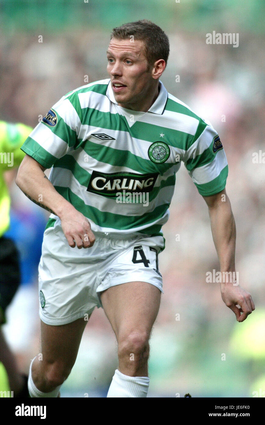 CRAIG BELLAMY GLASGOW CELTIC FC CELTIC PARK GLASGOW SCOTLAND 20 February 2005 Stock Photo - Alamy