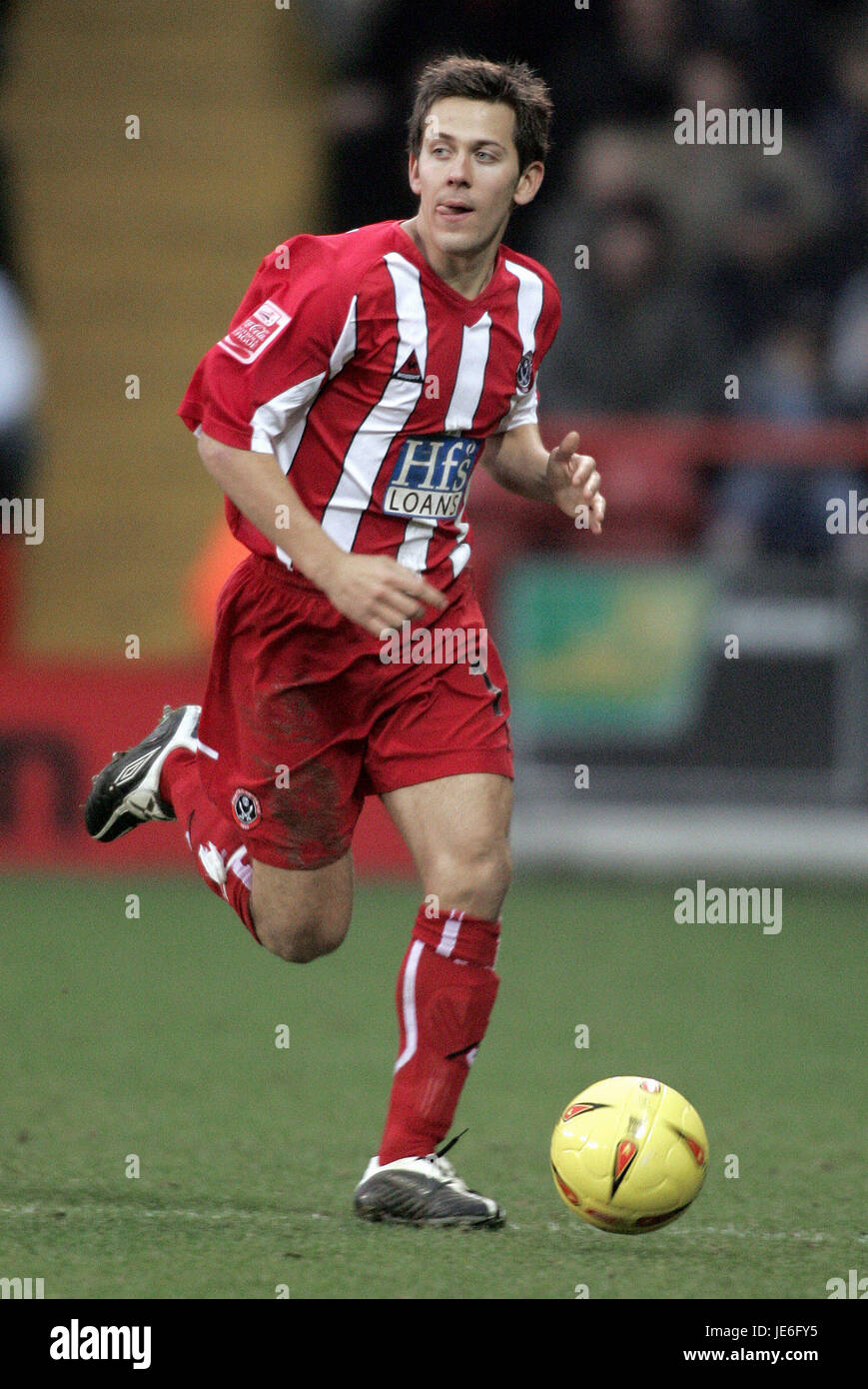 JON HARLEY SHEFFIELD UNITED FC BRAMMELL LANE SHEFFIELD ENGLAND 05 ...