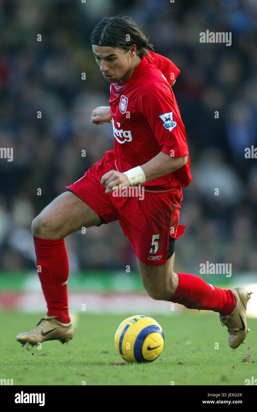 MILAN BAROS LIVERPOOL FC ST ANDREWS BIRMINGHAM ENGLAND 12 February 2005 ...
