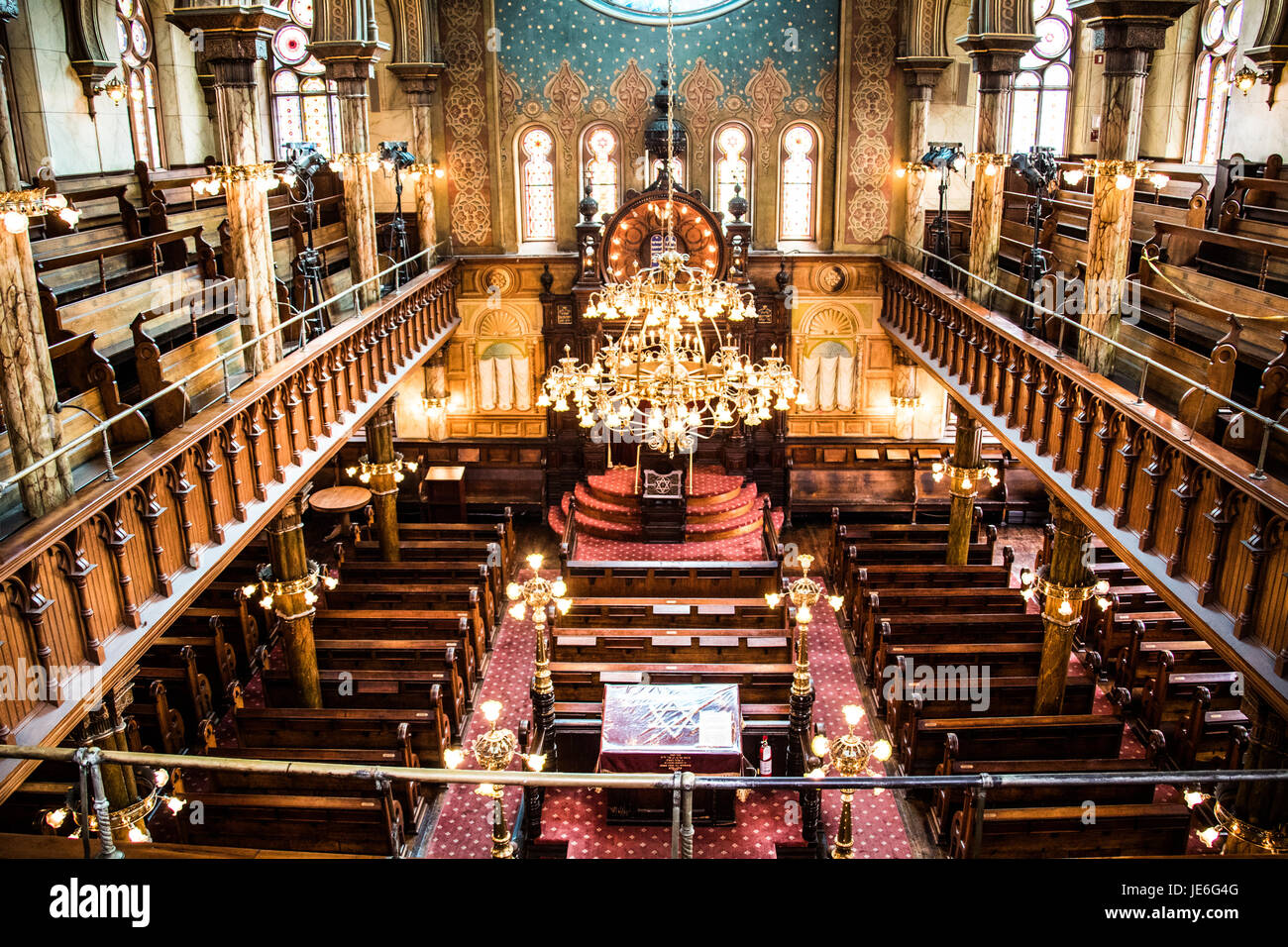Eldridge Street Synagogue, Chinatown, New York City Stock Photo - Alamy