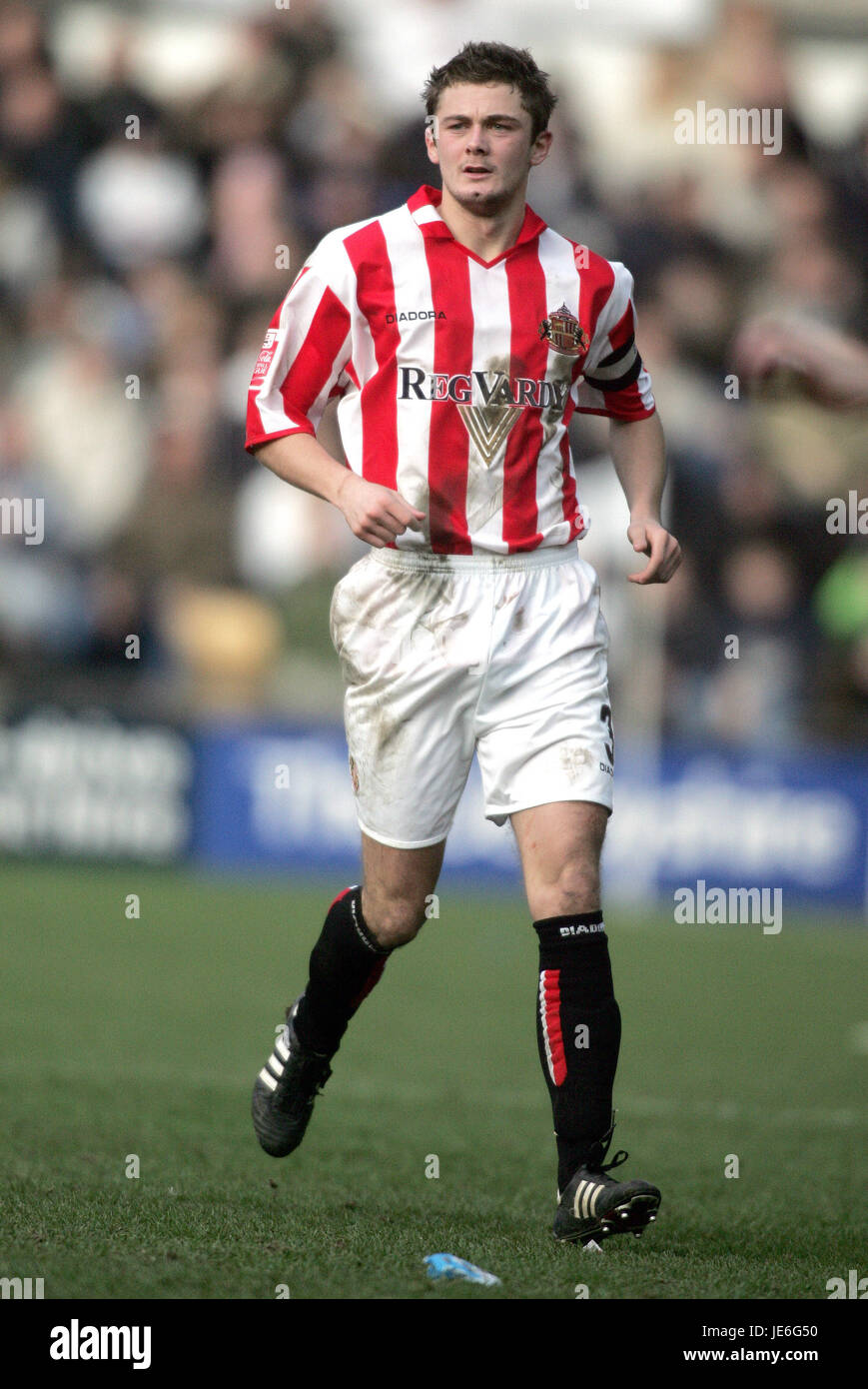 GEORGE MCCARTNEY SUNDERLAND FC PRIDE PARK STADIUM DERBY ENGLAND 16 ...