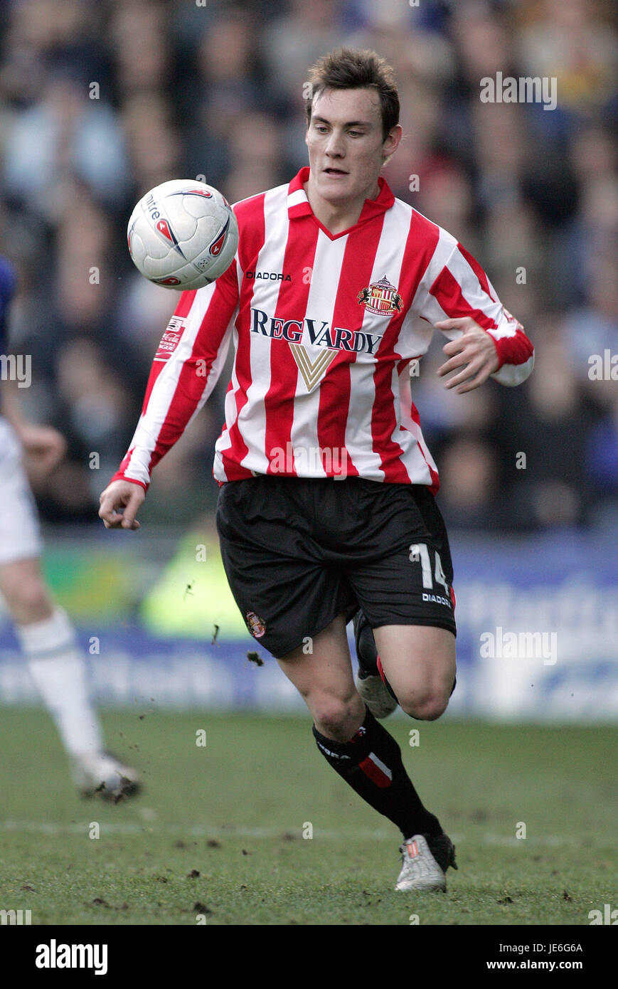 DEAN WHITEHEAD SUNDERLAND FC GOODISON PARK LIVERPOOL ENGLAND 29 January ...
