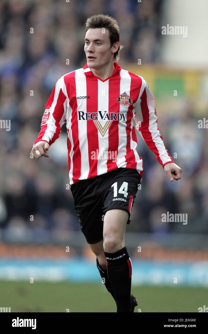DEAN WHITEHEAD SUNDERLAND FC GOODISON PARK LIVERPOOL ENGLAND 29 January ...