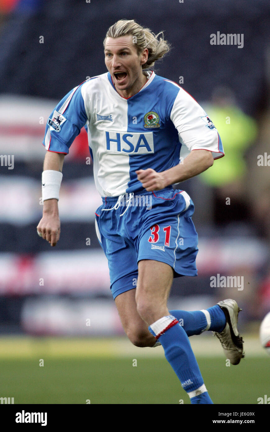 ROBBIE SAVAGE BLACKBURN ROVERS FC EWOOD PARK BLACKBURN ENGLAND 29 ...
