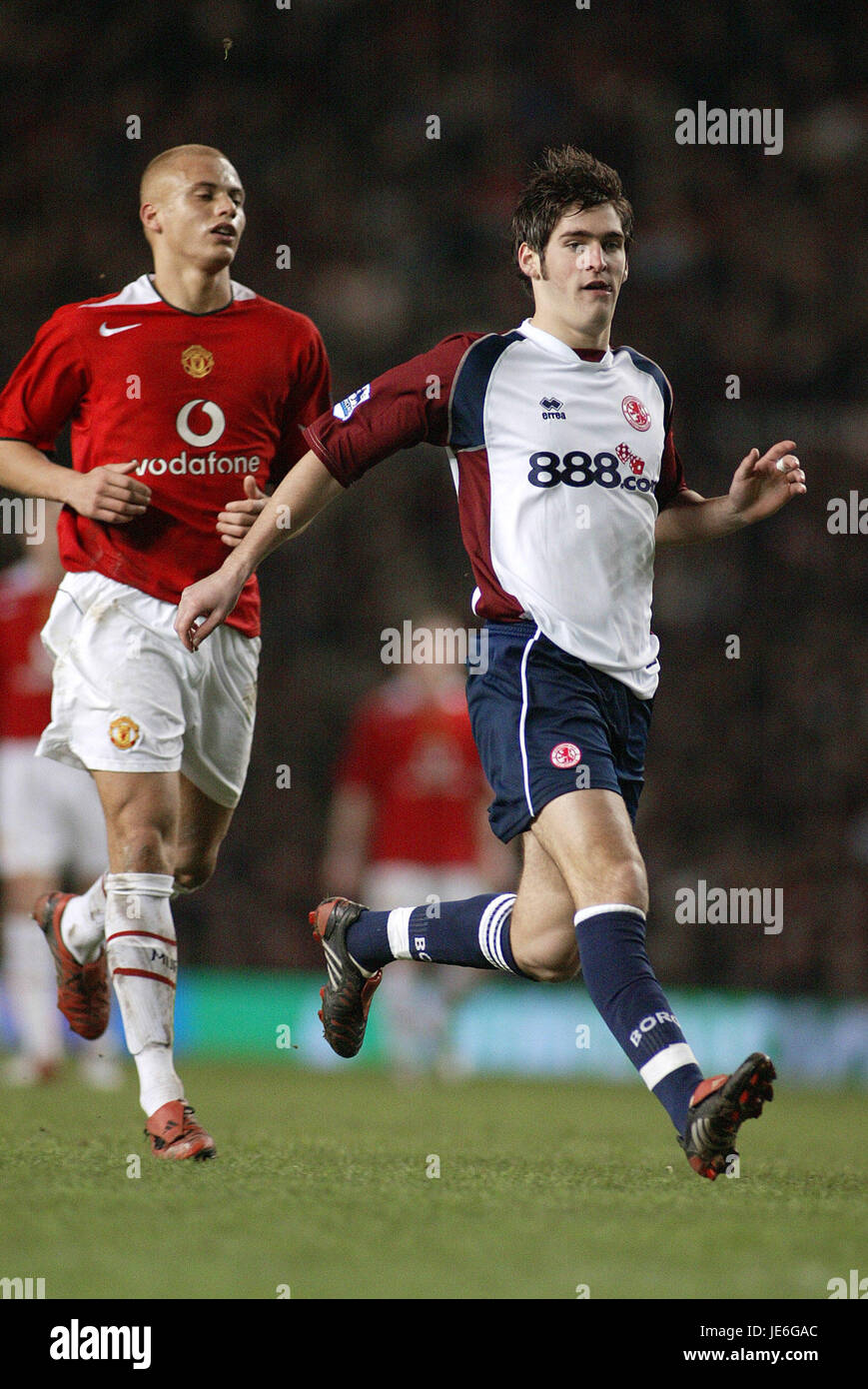 DANNY GRAHAM MIDDLESBROUGH FC OLD TRAFFORD MANCHESTER ENGLAND 29 ...