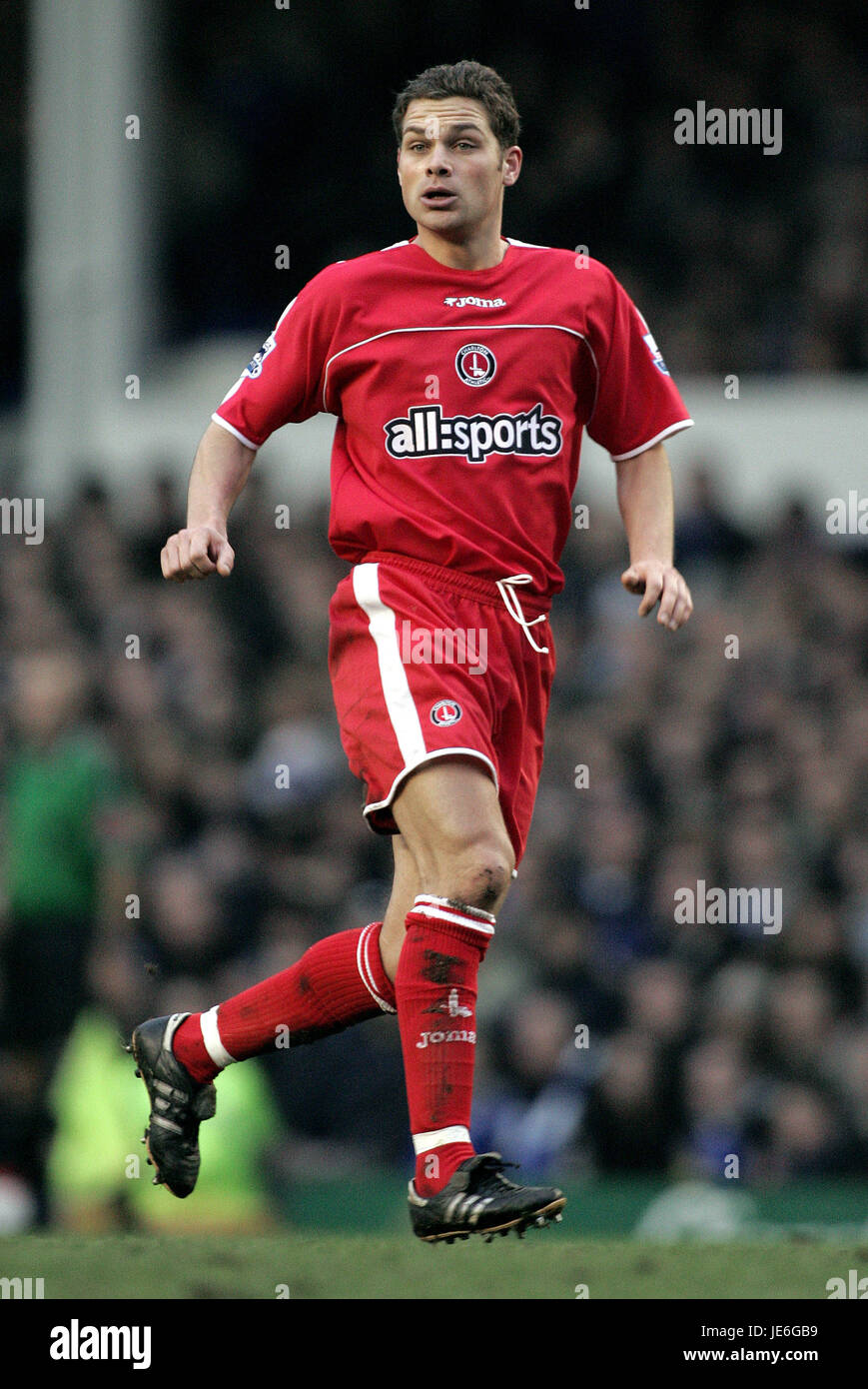 LUKE YOUNG CHARLTON ATHLETIC FC GOODISON PARK LIVERPOOL ENGLAND 22 ...