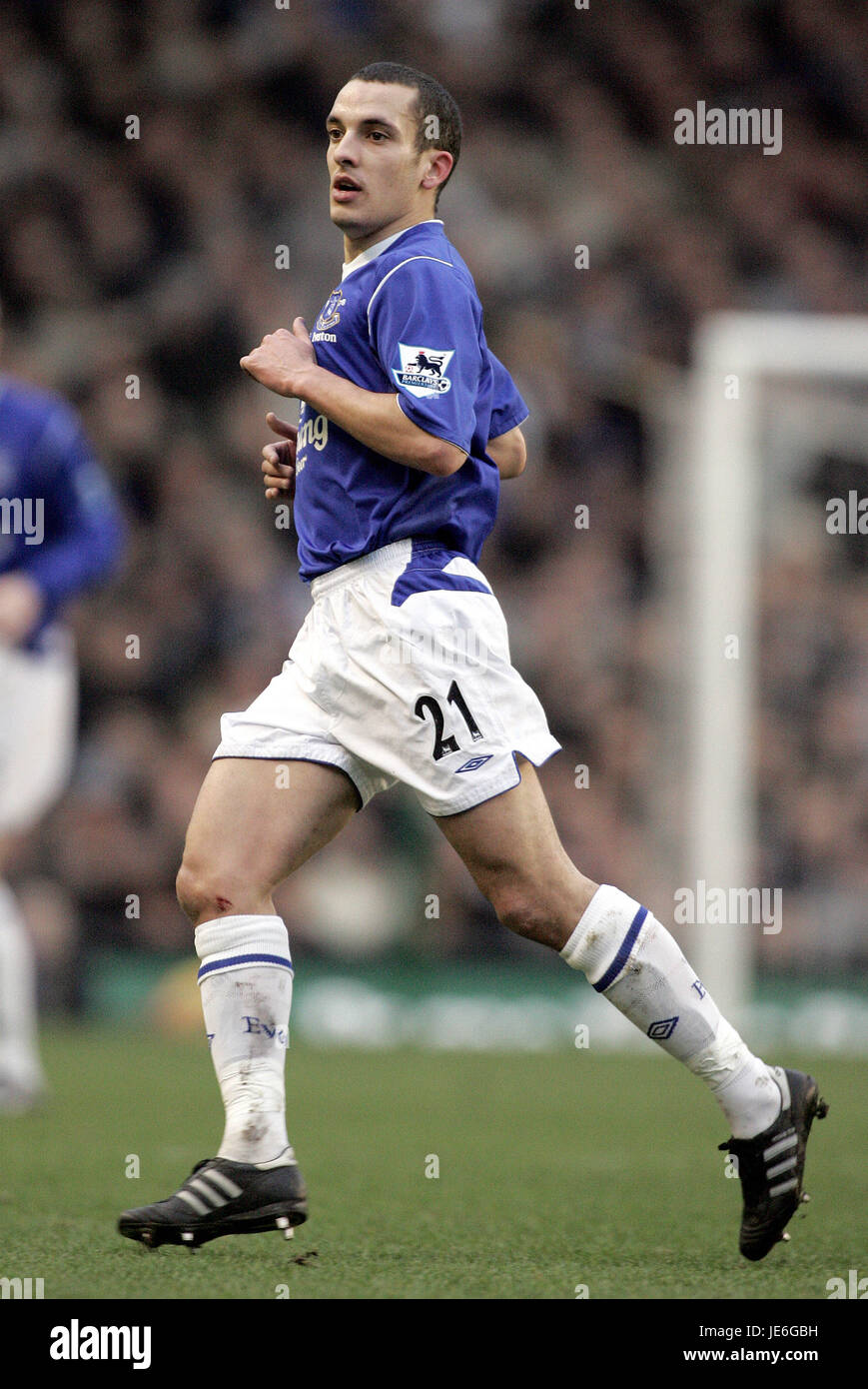 LEON OSMAN EVERTON FC GOODISON PARK LIVERPOOL ENGLAND 22 January 2005 ...