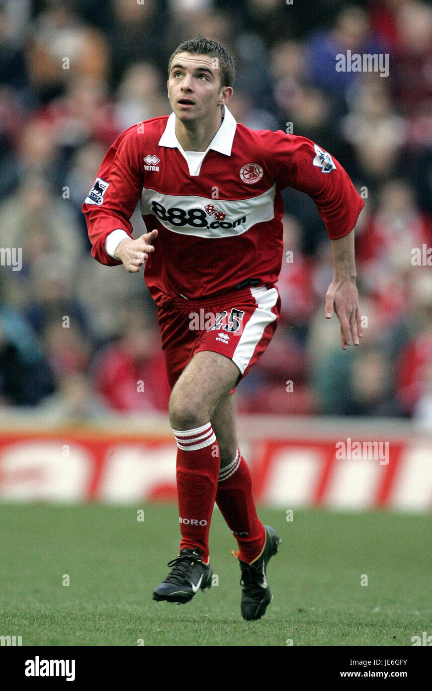 JAMES MORRISON MIDDLESBROUGH FC RIVERSIDE STADIUM MIDDLESBROUGH ENGLAND ...
