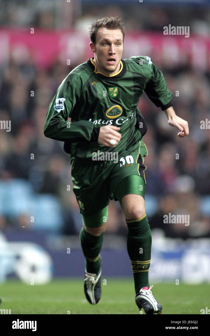 DEAN ASHTON NORWICH CITY FC VILLA PARK BIRMINGHAM ENGLAND 15 January ...