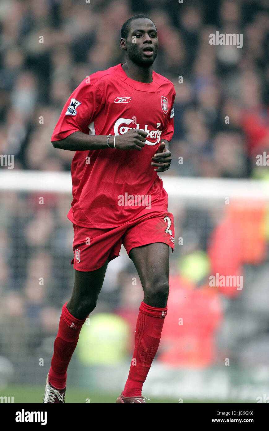 DJIMI TRAORE LIVERPOOL FC ANFIELD LIVERPOOL ENGLAND 15 January 2005 ...