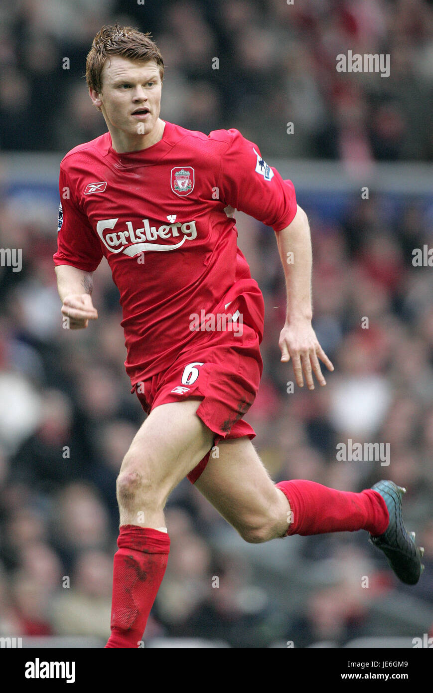 JOHN ARNE RIISE LIVERPOOL FC ANFIELD LIVERPOOL ENGLAND 15 January 2005 ...