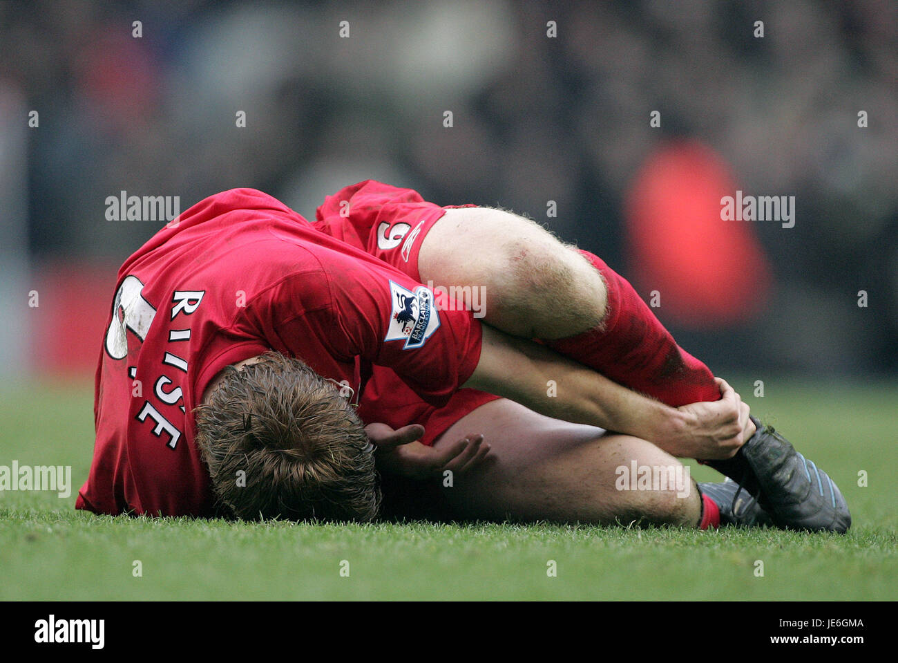 JOHN ARNE RIISE LIVERPOOL FC ANFIELD LIVERPOOL ENGLAND 15 January 2005 ...