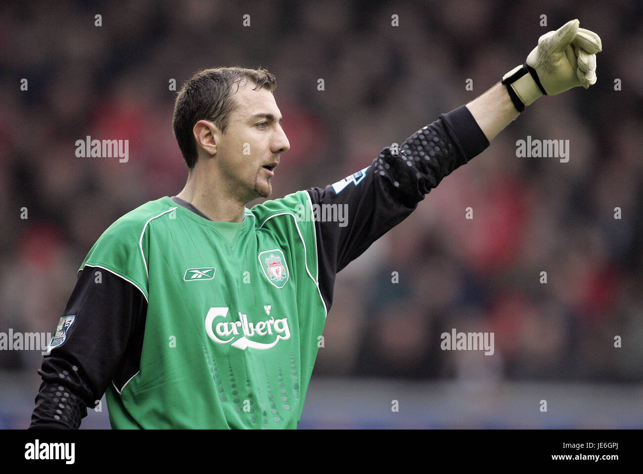 JERZY DUDEK LIVERPOOL FC ANFIELD LIVERPOOL ENGLAND 15 January 2005 ...