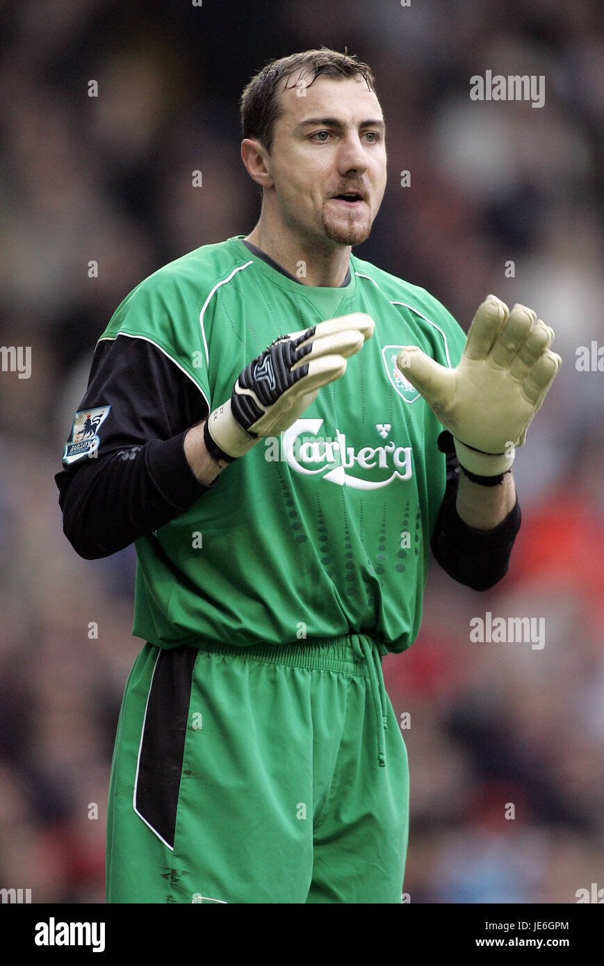 JERZY DUDEK LIVERPOOL FC ANFIELD LIVERPOOL ENGLAND 15 January 2005 ...