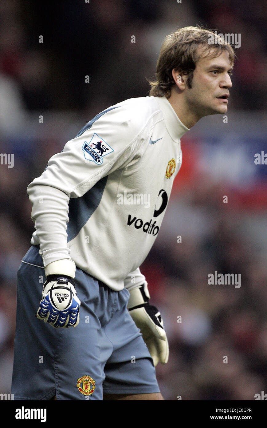ROY CARROLL MANCHESTER UNITED FC ANFIELD LIVERPOOL ENGLAND 15 January ...