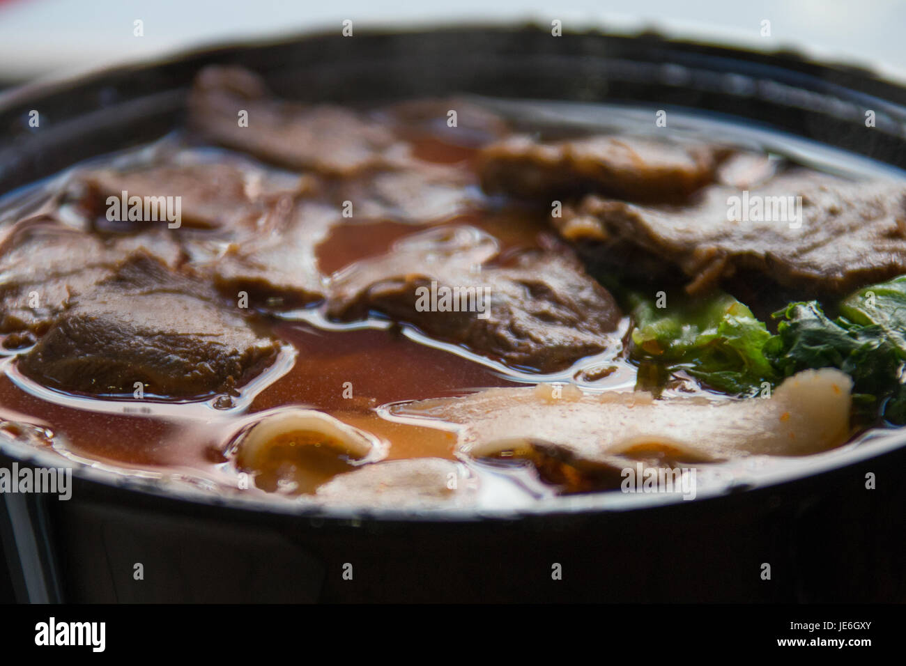 Beef in Hot and Spicy Soup at Super Taste Restaurant, Chinatown, New ...