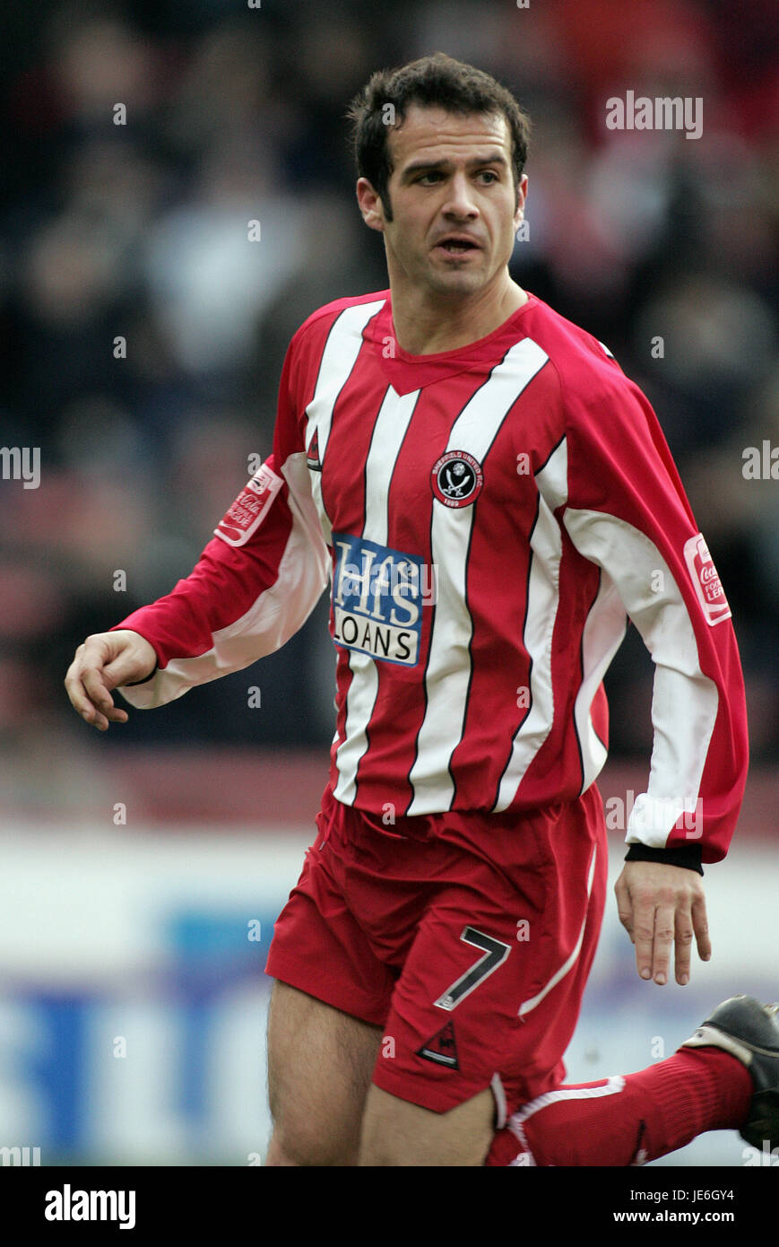 ANDY LIDDELL SHEFFIELD UNITED FC BRAMALL LANE SHEFFIELD 08 January 2005 ...
