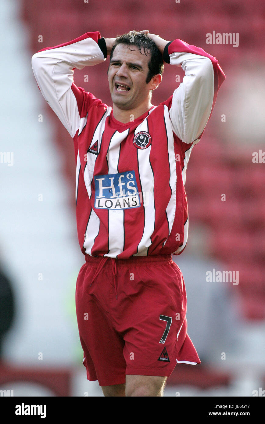 ANDY LIDDELL SHEFFIELD UTD V ASTON VILLA BRAMALL LANE SHEFFIELD 08 ...