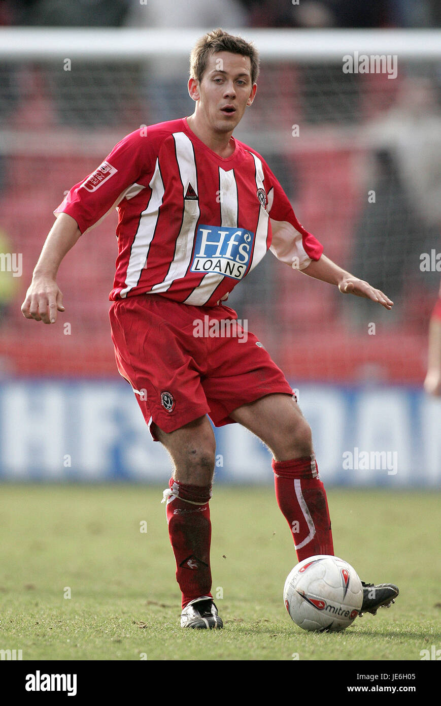 JON HARLEY SHEFFIELD UNITED FC BRAMALL LANE SHEFFIELD 08 January 2005 ...