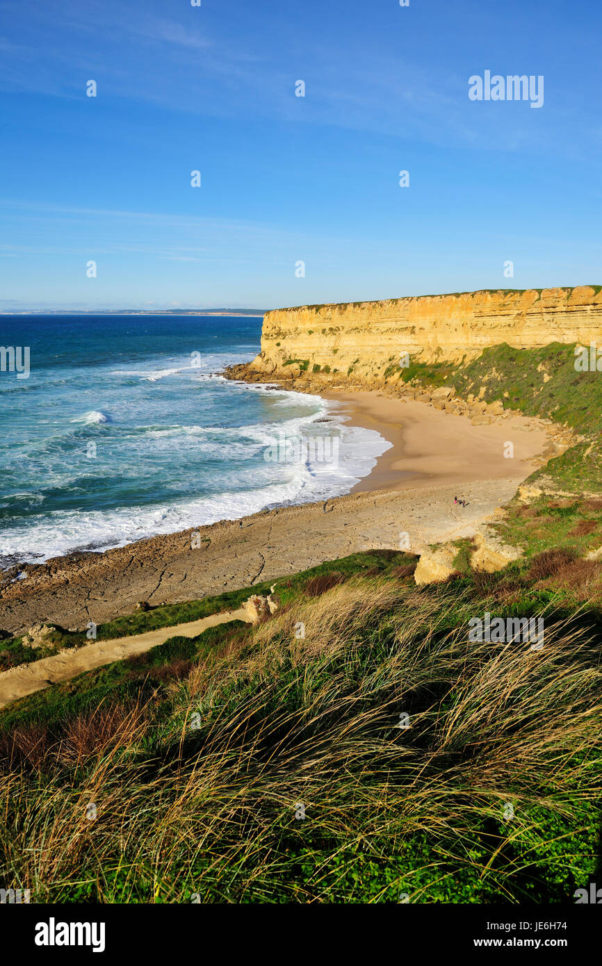 Foz beach. Sesimbra, Portugal Stock Photo - Alamy