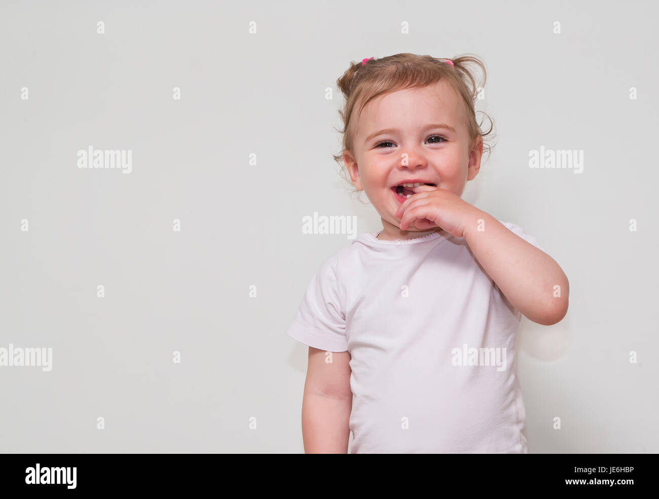 Beautiful smile of girl baby hi-res stock photography and images - Alamy