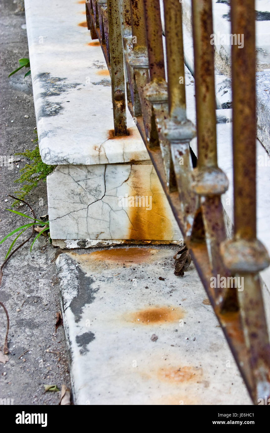 Rust Marble texture in Colon Cemetery Stock Photo - Alamy