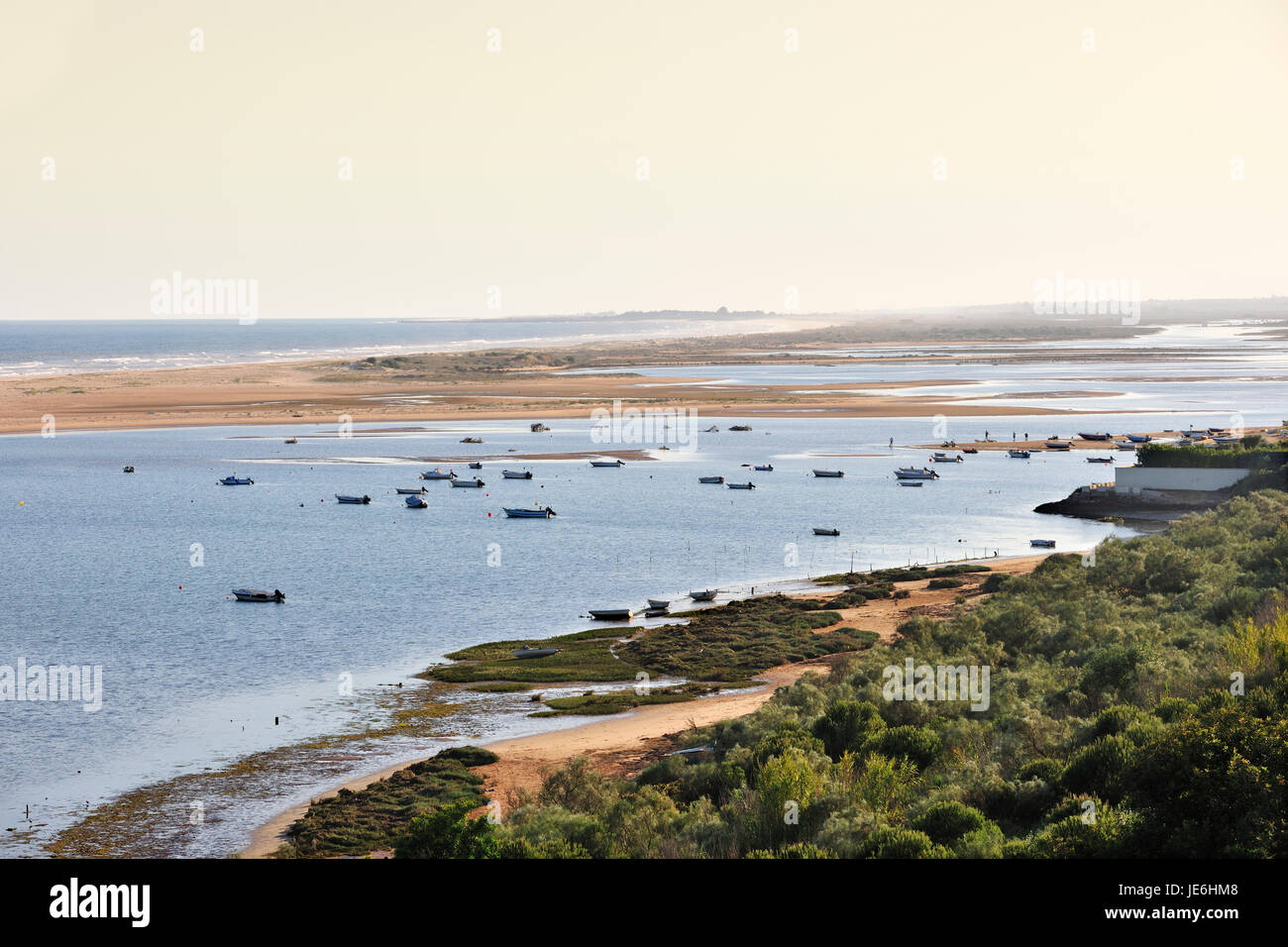 Ria Formosa Natural Park and the beaches of Algarve. Cacela-a-Velha ...