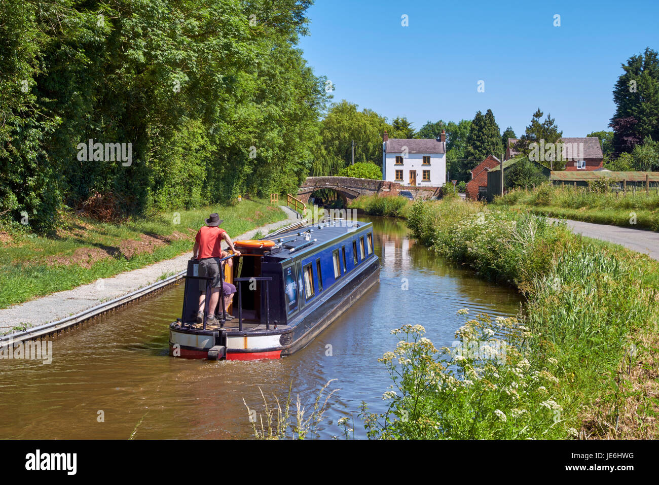 Llangollen canal shropshire hi-res stock photography and images - Alamy
