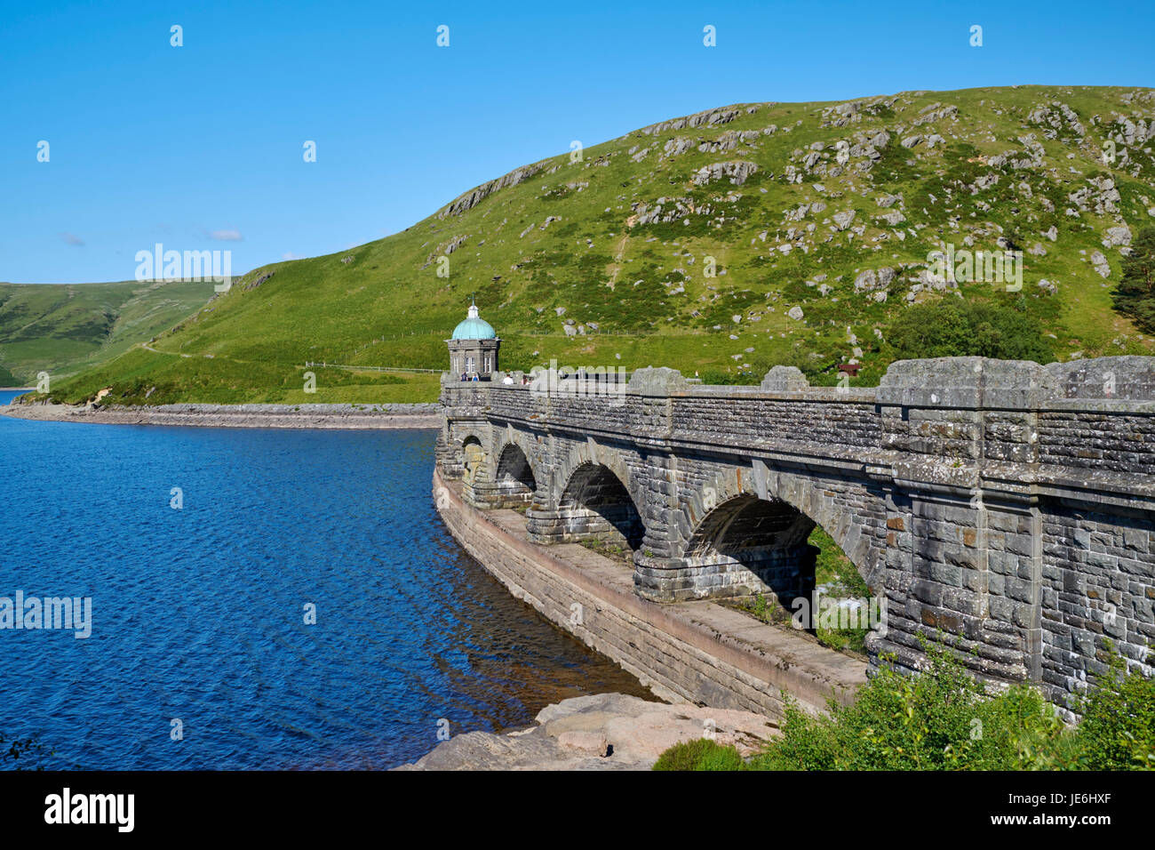 Craig-goch dam in the Elan Valley. Near Rhayader, Powys, Wales Stock ...