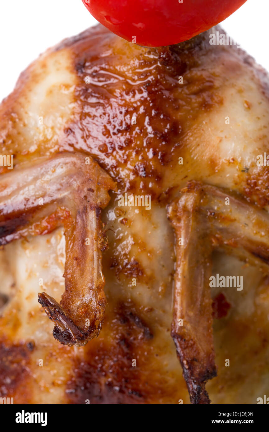 Delicious grilled chicken. Macro. Photo can be used as a whole ...