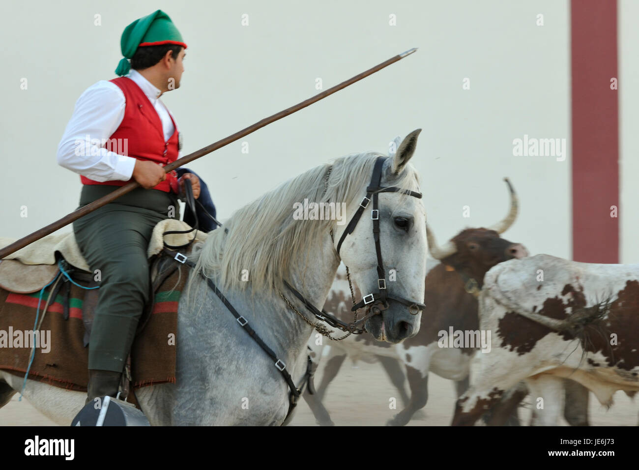 Traditional running of the bulls outfit hi-res stock photography and ...