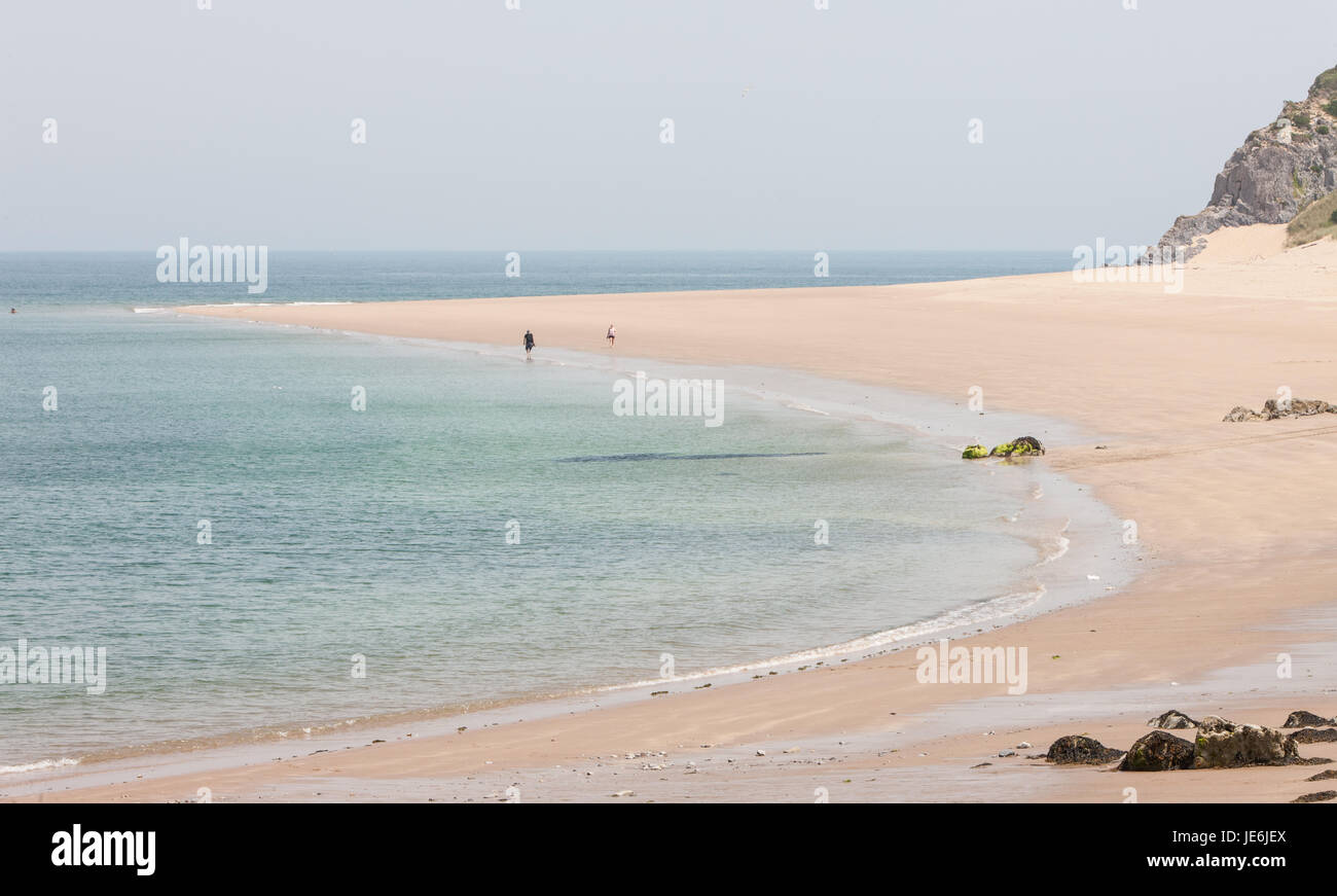 Caldey island priory beach hi-res stock photography and images - Alamy